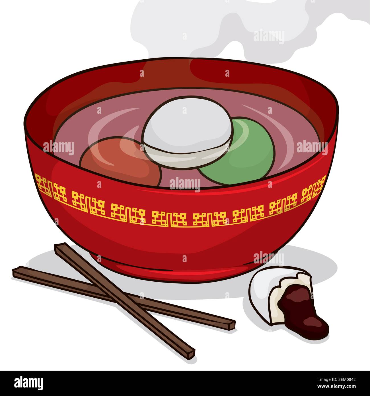 Tangyuan tang yuan chinese Stock Vector Images - Alamy