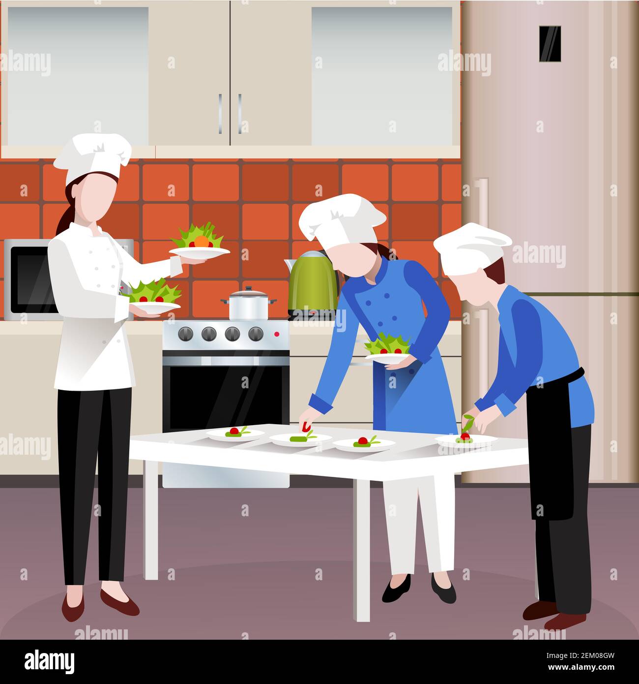 Baking works Stock Vector Images - Alamy