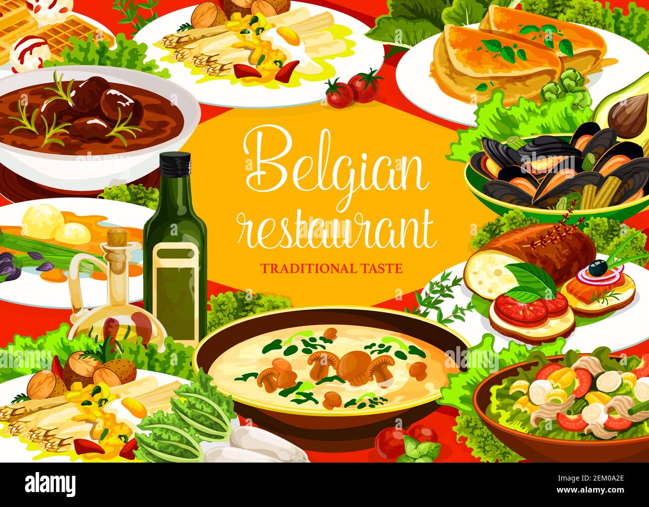 M brussels Stock Vector Images - Alamy