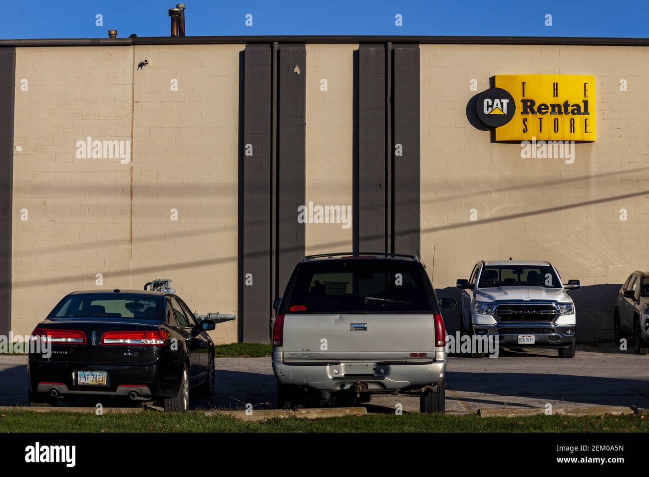 CAT Equipment Rental Store and Services logo seen at one of their ...