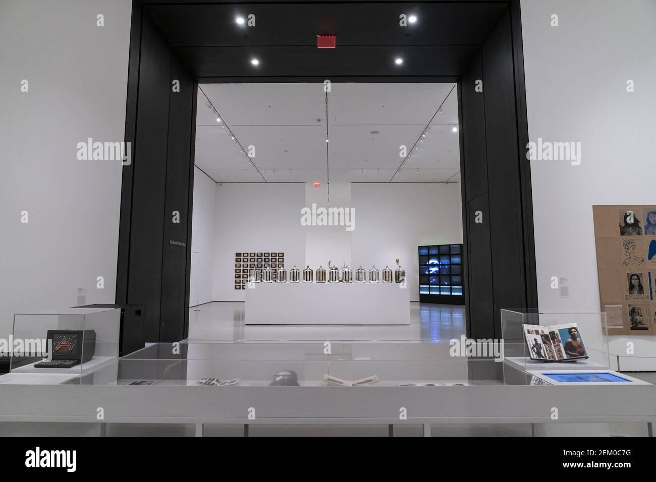 Entrance to new gallery seen during opening of The MoMA Stock Photo - Alamy