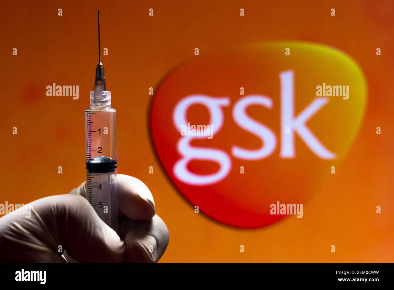 In this photo illustration the medical syringe is seen with ...