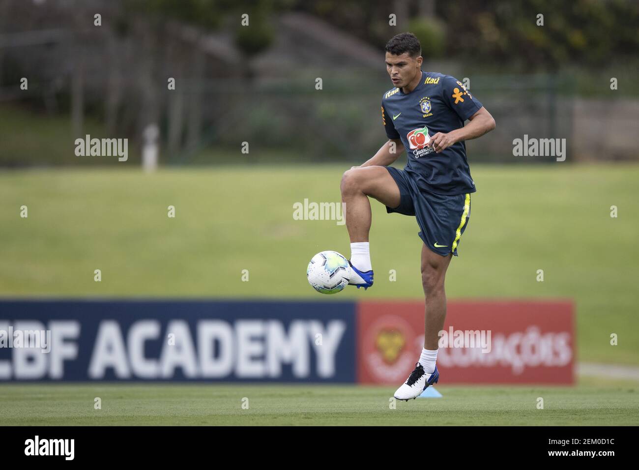 Thiago Silva of Brazil during training session (Photo: DiaEsportivo ...