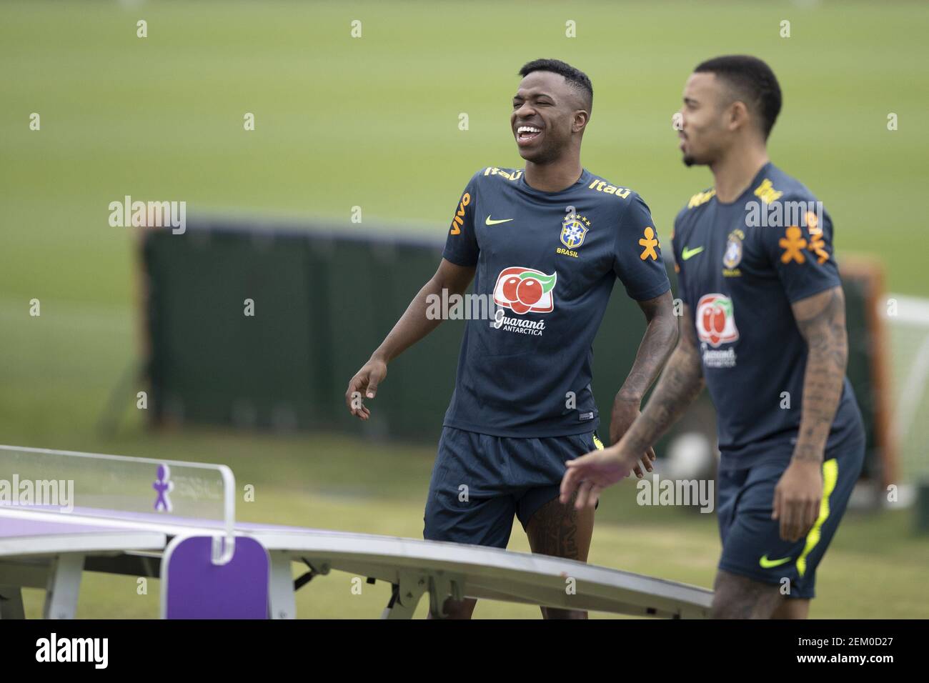 Vinicius Jr. of Brazil during training session (Photo: DiaEsportivo ...