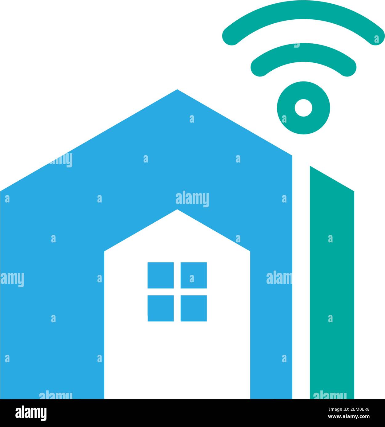 Smart Home logo icon design concept illustration Stock Vector Image ...