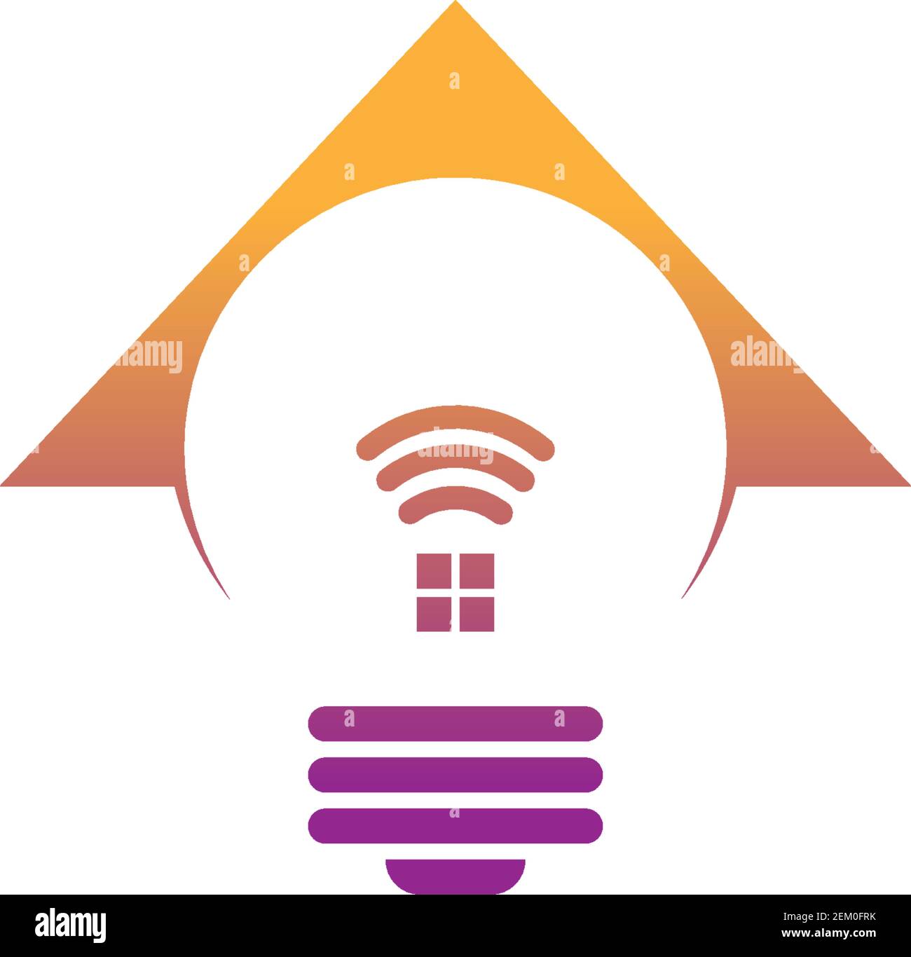 Smart Home logo icon design concept illustration Stock Vector Image ...