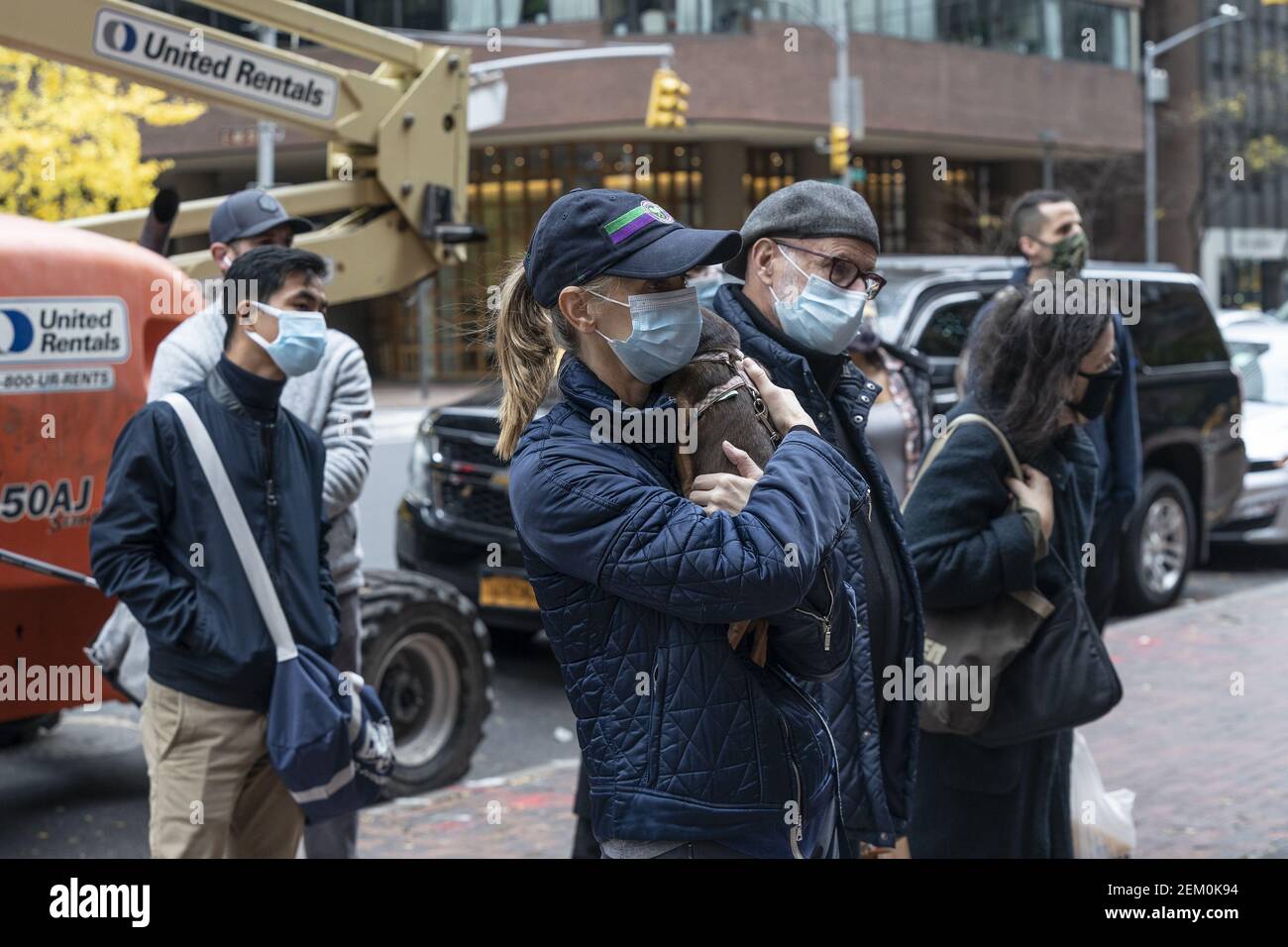 New Yorkers listen to U.S. Senators Chuck Schumer and Kirsten ...