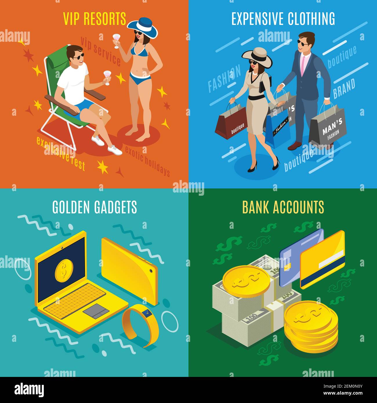 Exclusive resort resorts Stock Vector Images - Alamy