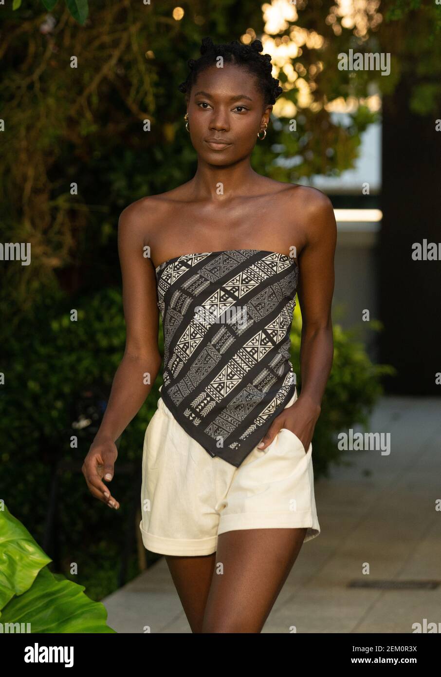 NOVEMBER 14: A Model walk the runway during the Destination Colombia ...