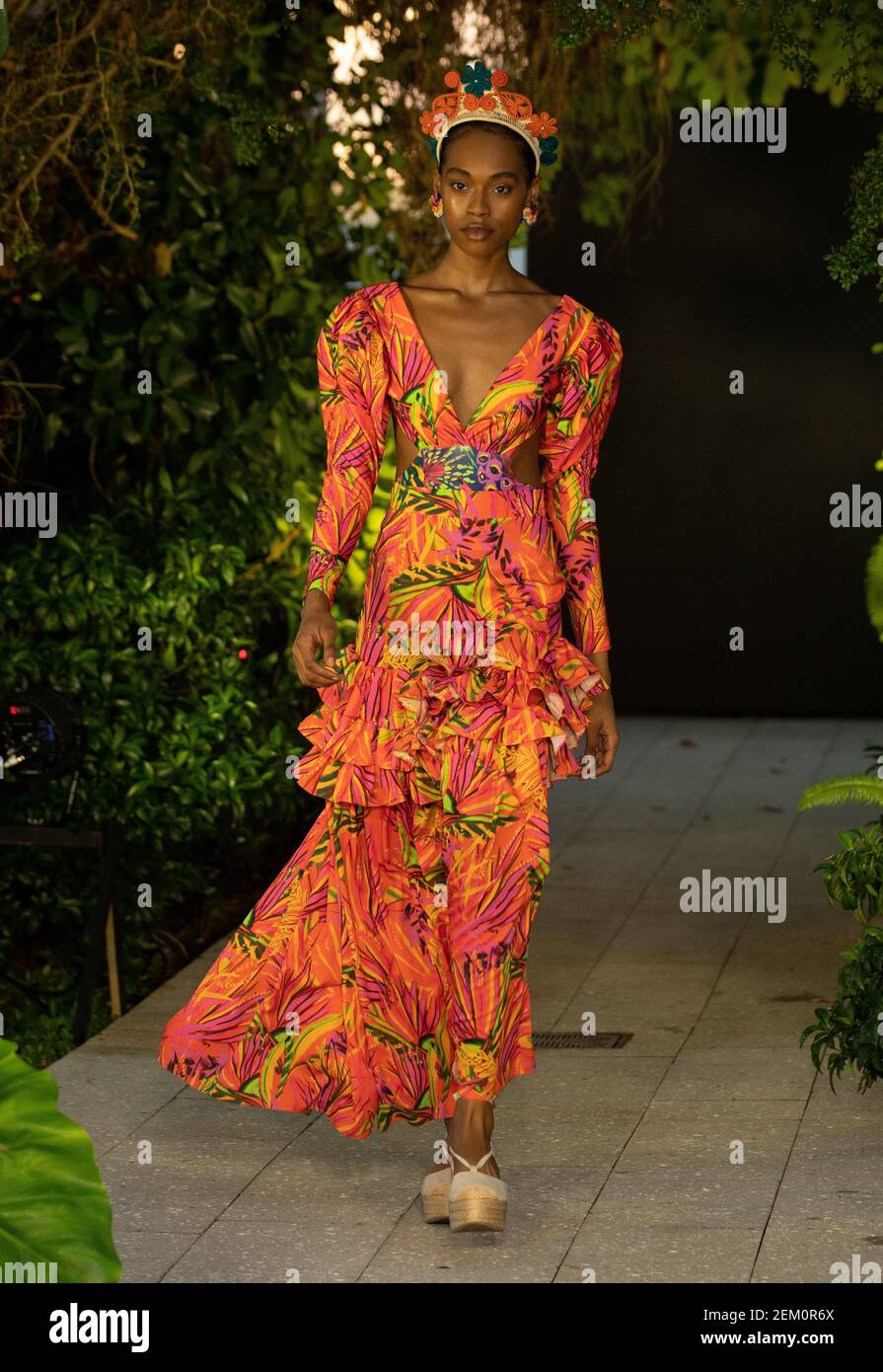 NOVEMBER 14: A Model walk the runway during the Destination Colombia ...