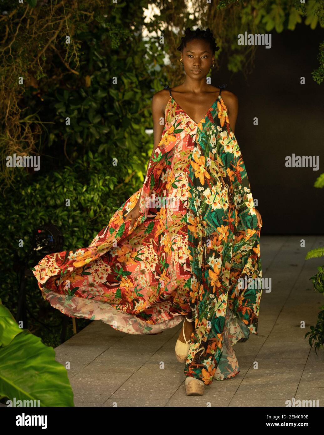 NOVEMBER 14: A Model walk the runway during the Destination Colombia ...