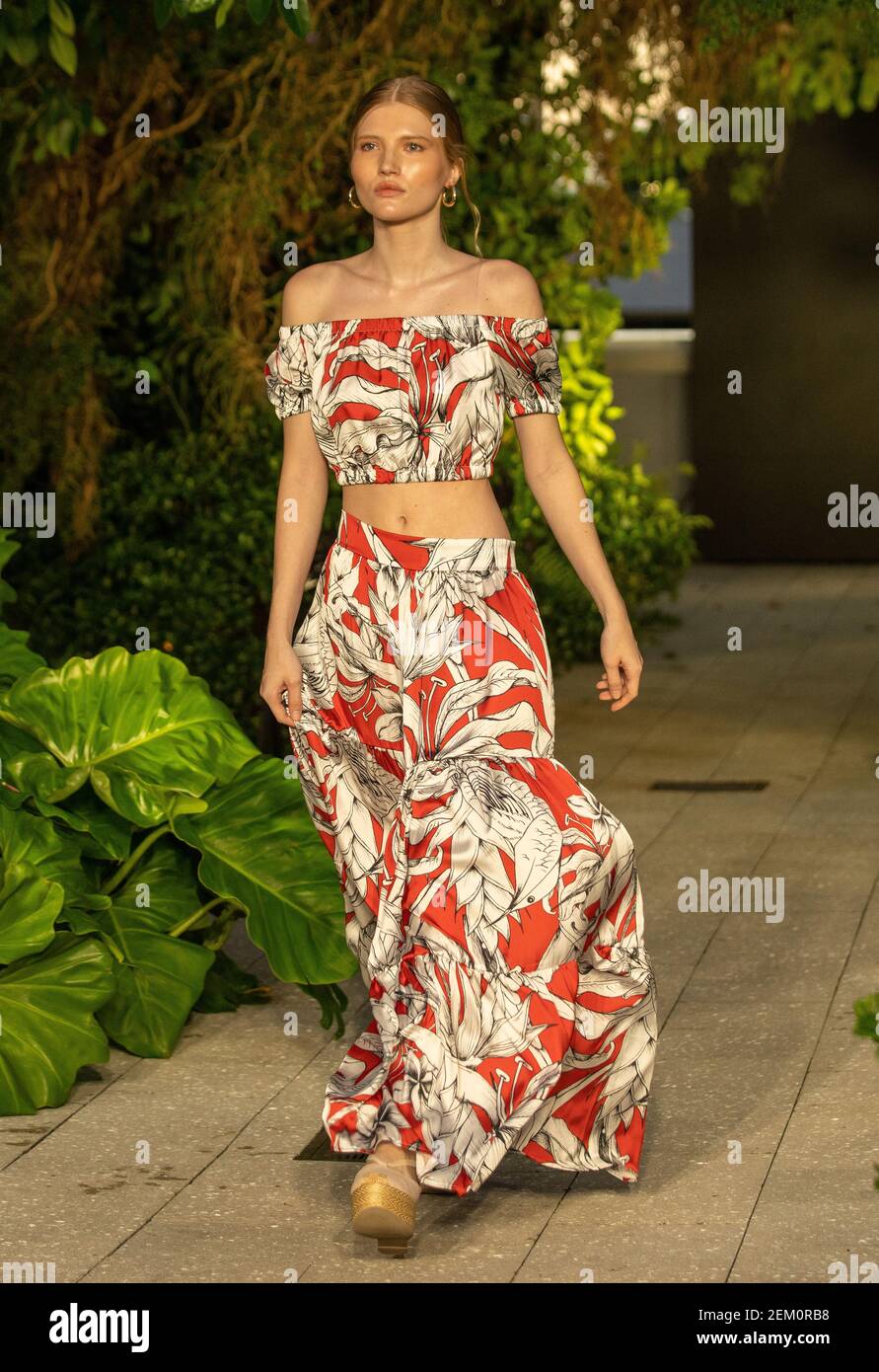 NOVEMBER 14: A Model walk the runway during the Destination Colombia ...
