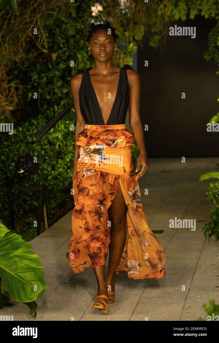 NOVEMBER 14: A Model walk the runway during the Destination Colombia ...