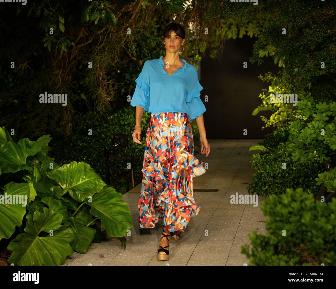 NOVEMBER 14: A Model walk the runway during the Destination Colombia ...