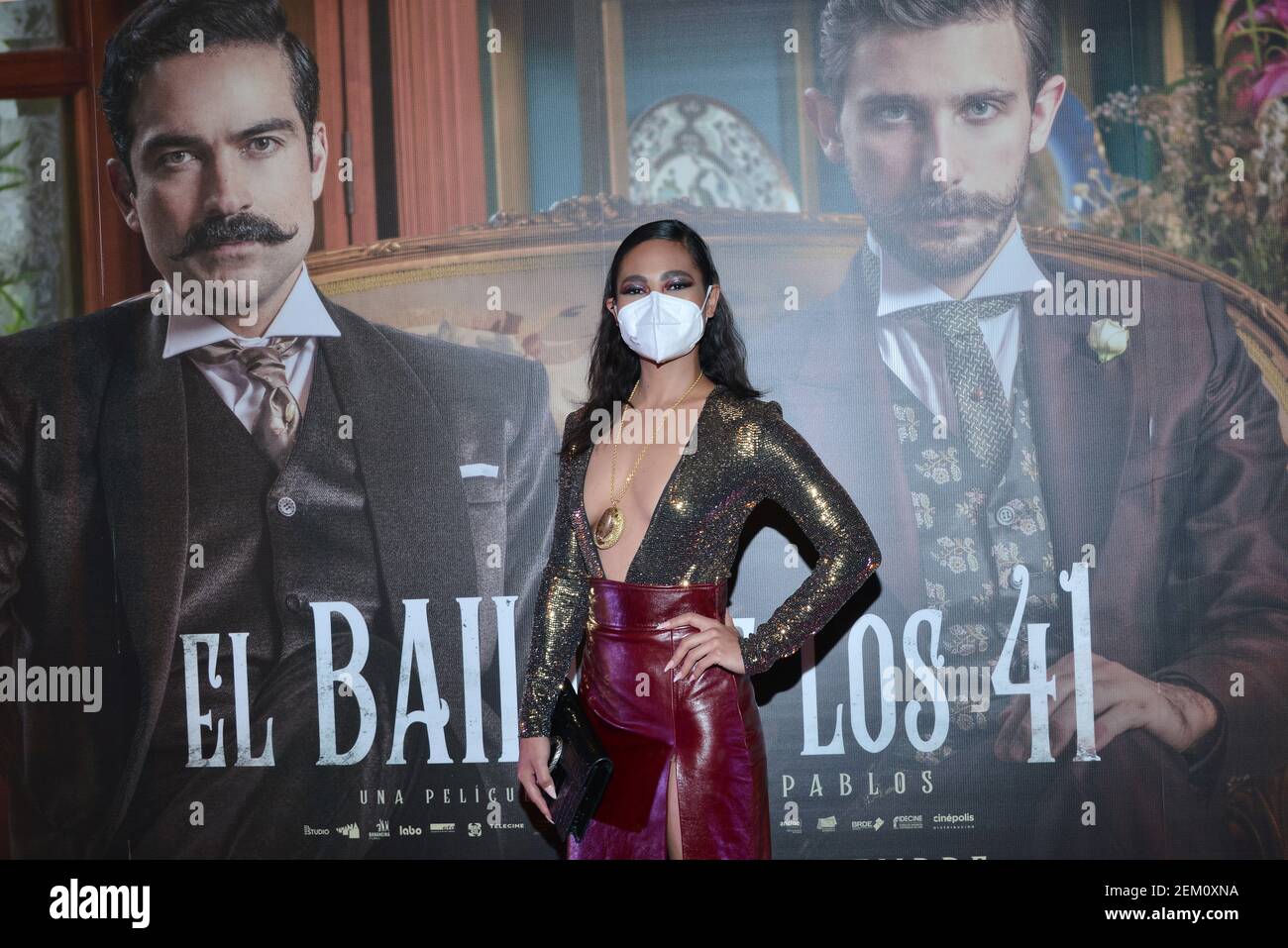MEXICO CITY, MEXICO - NOVEMBER 17: Actress Mabel Cadena posses for ...