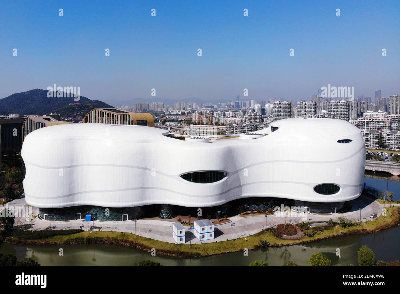 Zhejiang,CHINA-The China Animation Museum by baima Lake in Hangzhou ...