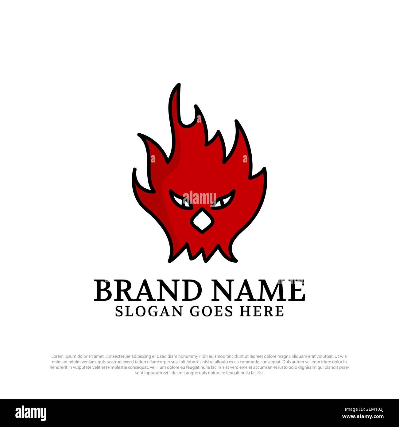 angry rooster logo design template, hot chicken vector illustration ...