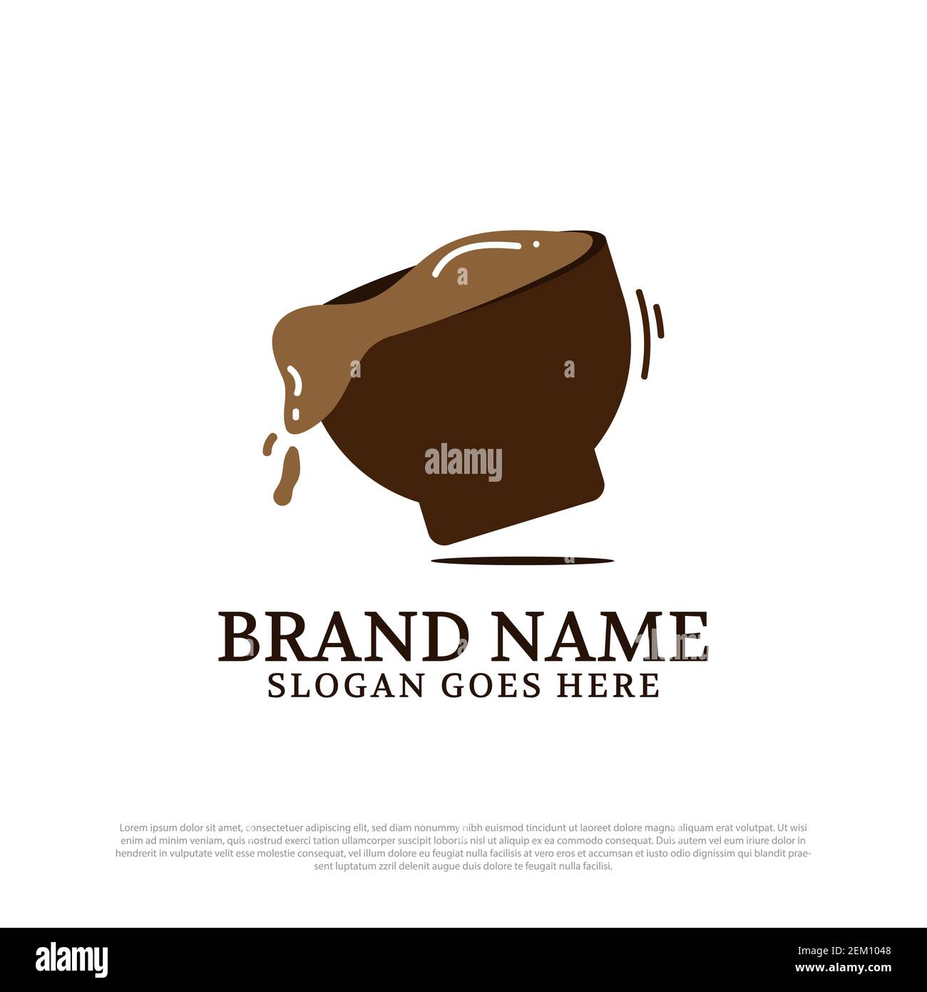 Spilled coffee vectors hi-res stock photography and images - Alamy