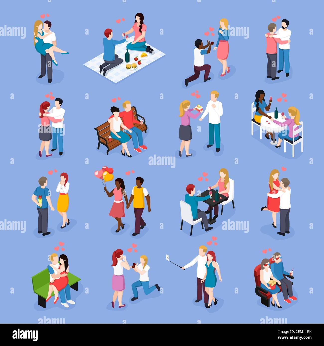 Dinner date conversation Stock Vector Images - Alamy