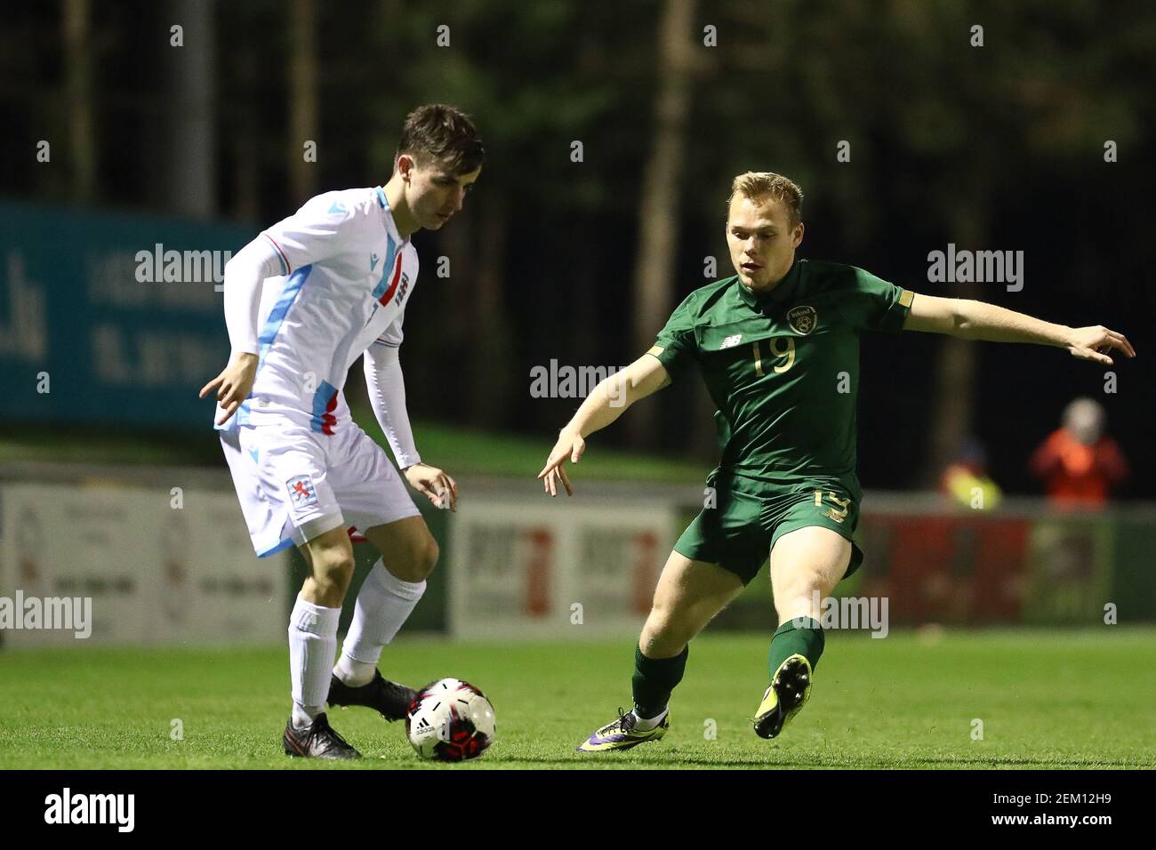 Anthony Scully of Ireland during the Under21 Championship qualifying ...