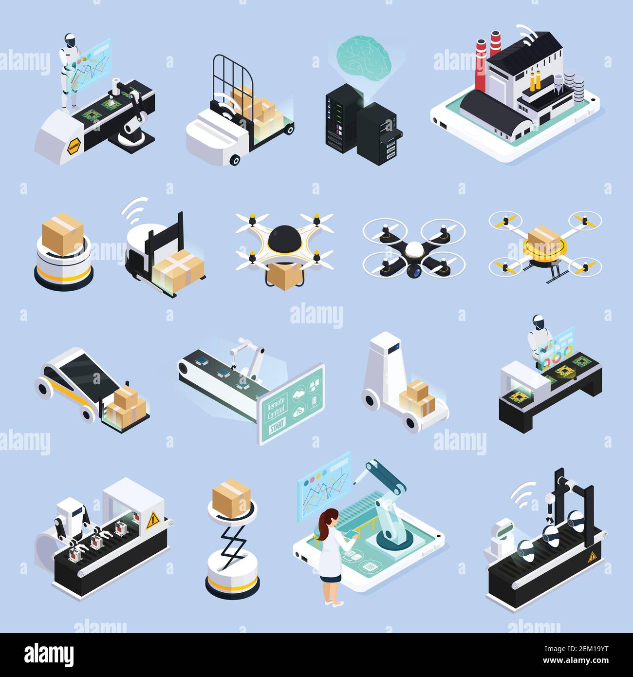 Automated production facilities hi-res stock photography and images - Alamy