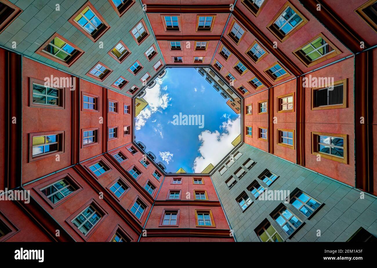 The Oktogon Building Stock Photo - Alamy