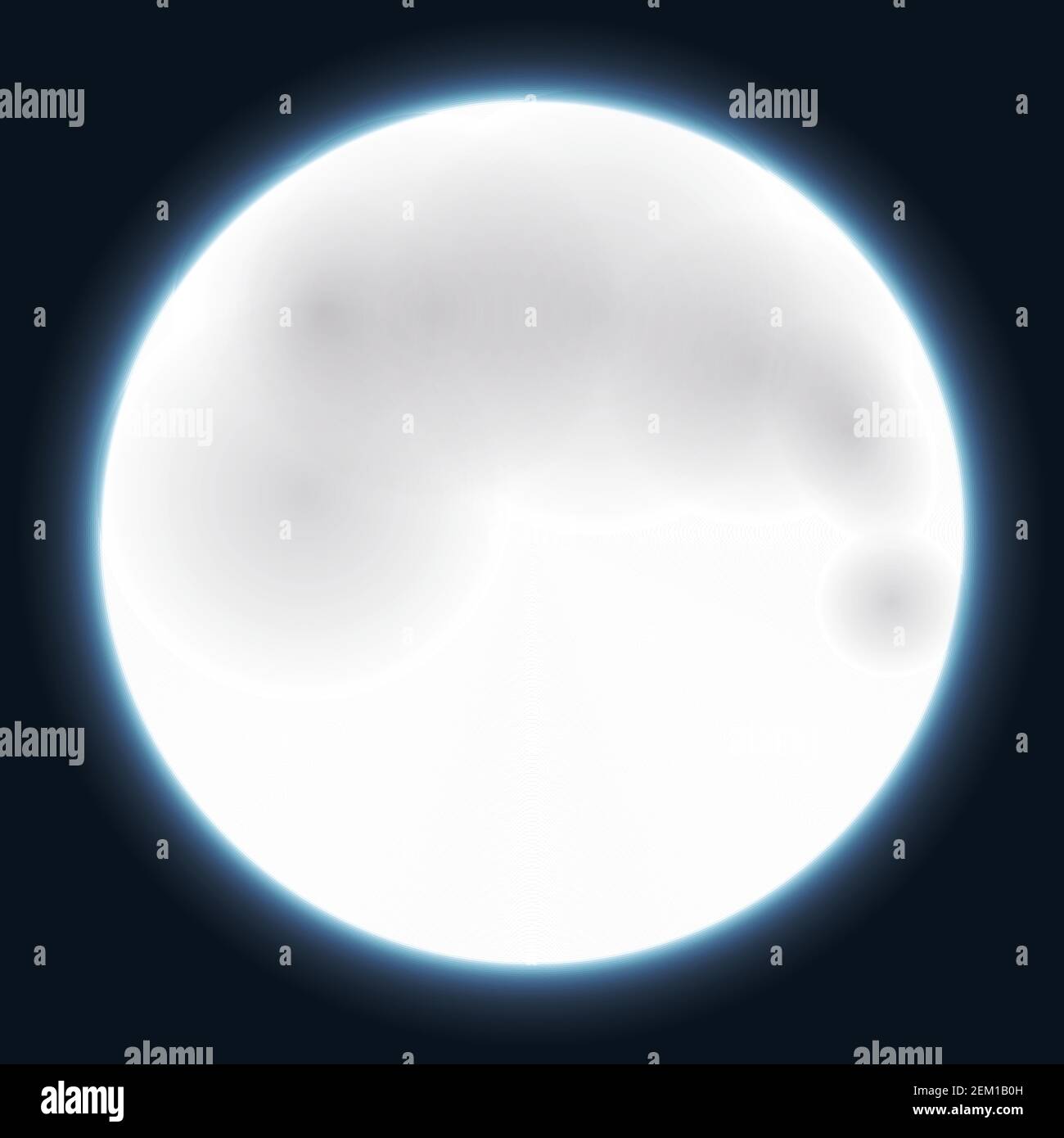 Giant full Moon view with some blurred craters illuminating the night ...