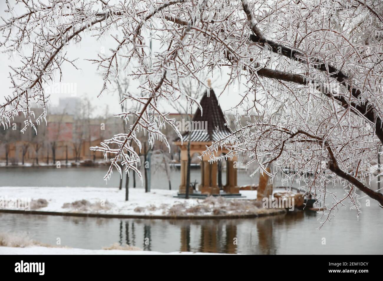 Changchun city encounters extreme weather with rain and snow cooling ...