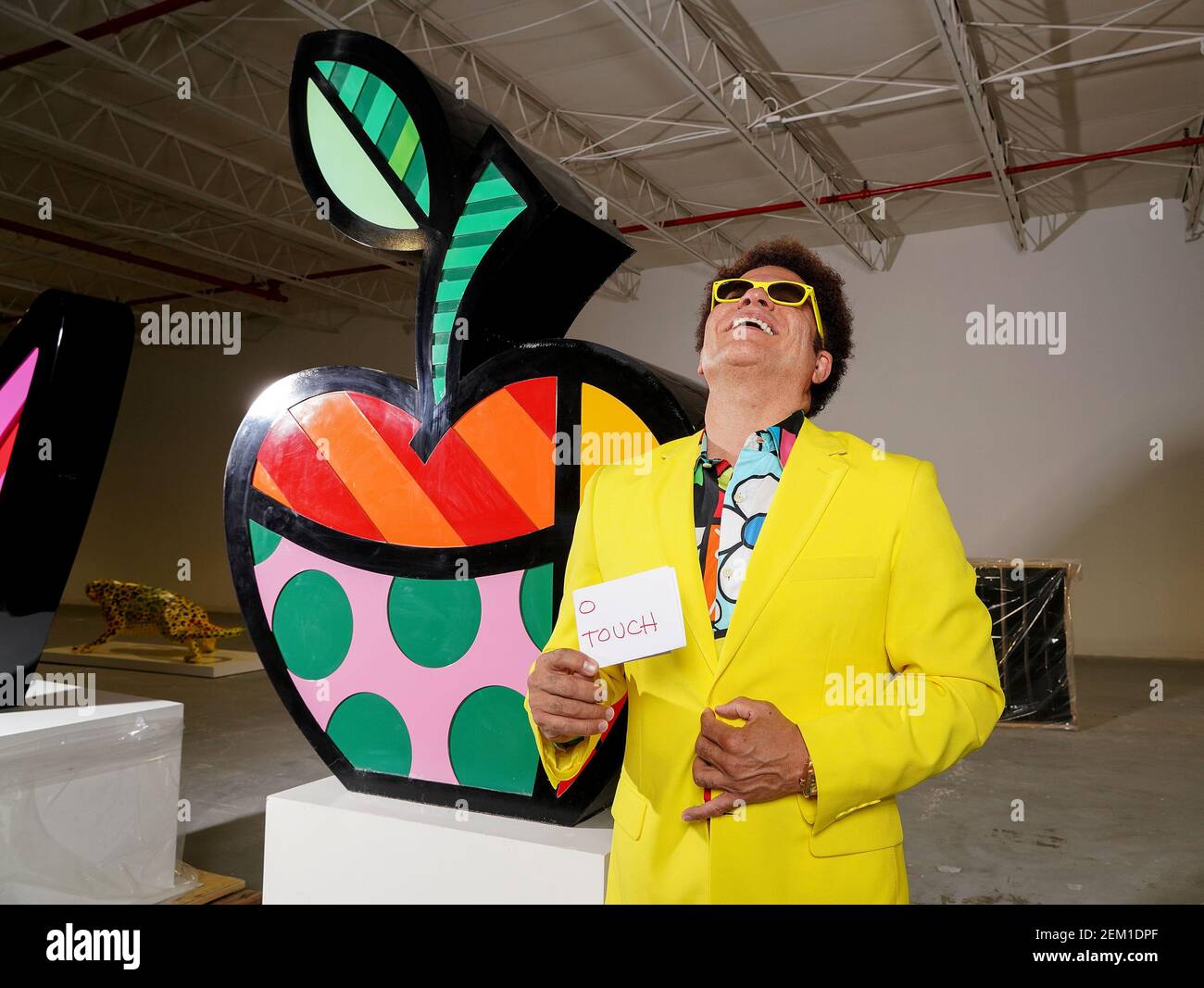 MIAMI, FL - NOV 20: International Artist Romero Britto is seen during a ...