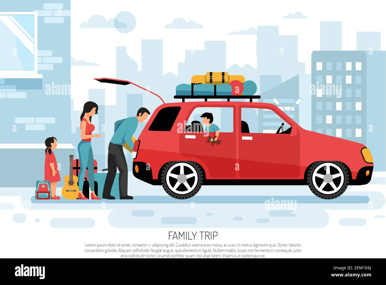 Packing For A Trip Car