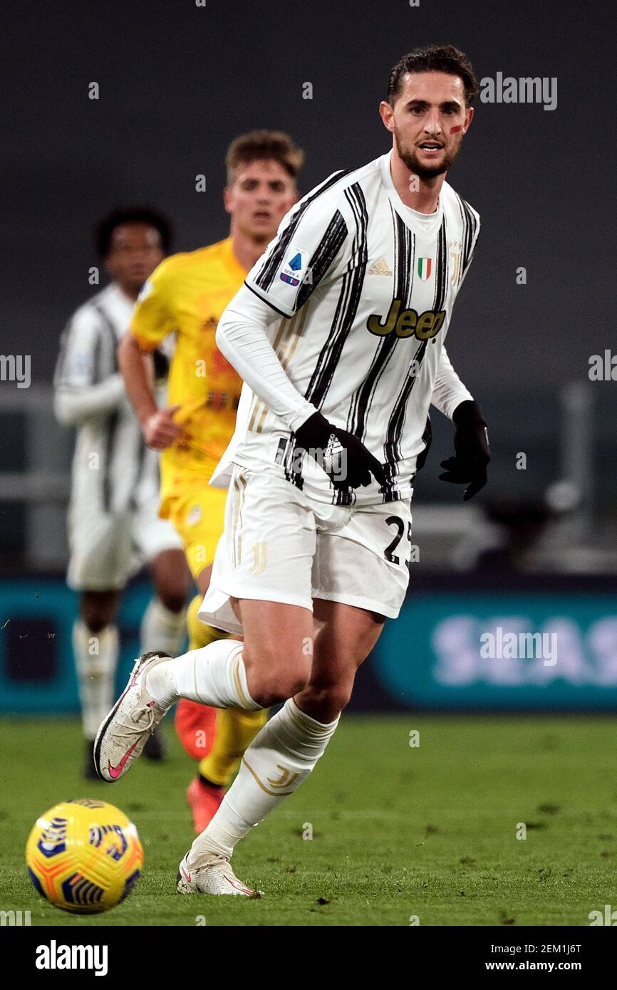 Adrien Rabiot of Juventus FC in action during the Serie A football ...