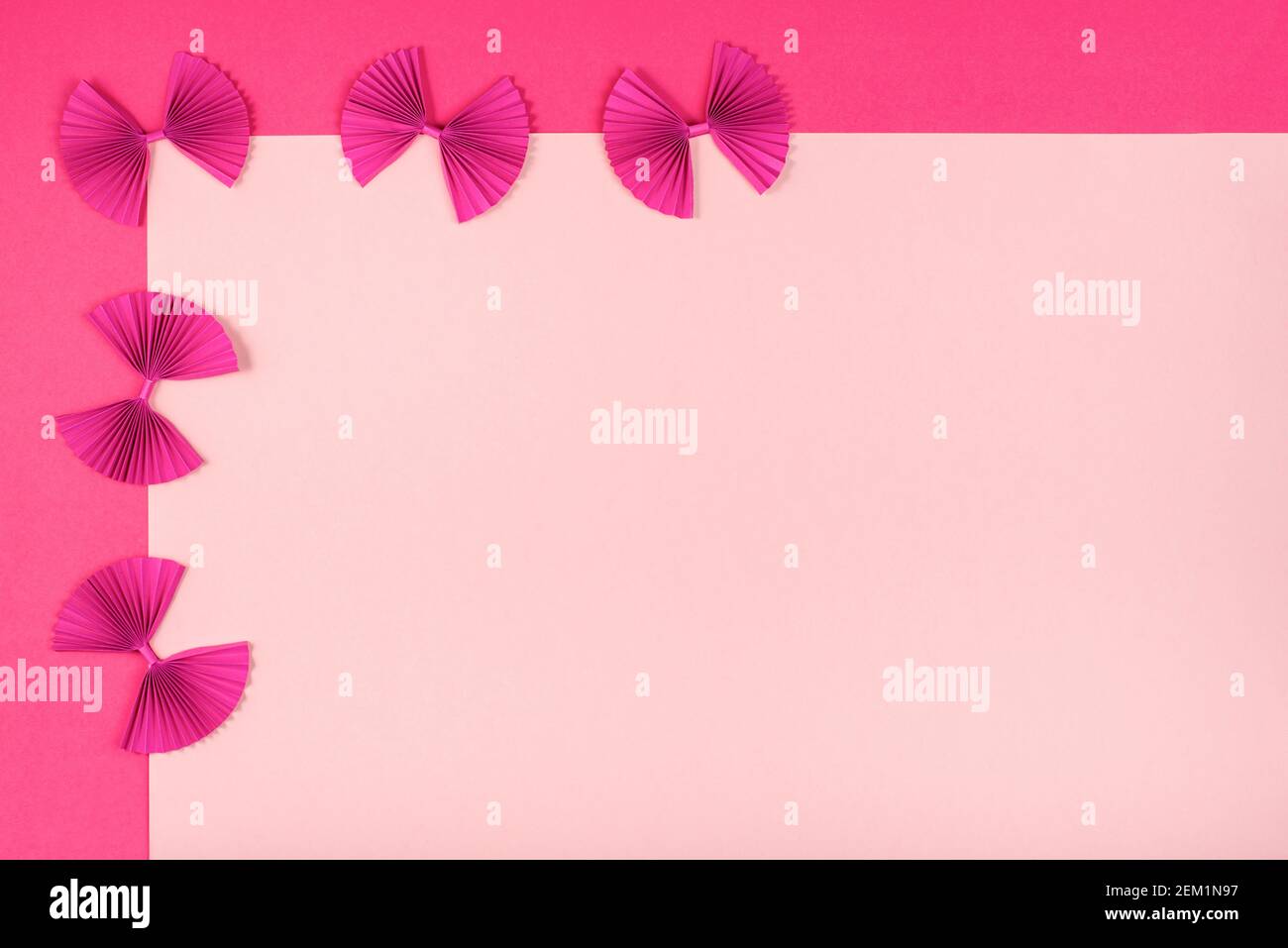 Paper border decoration. DIY origami ornaments. Zig zag fold paper ...