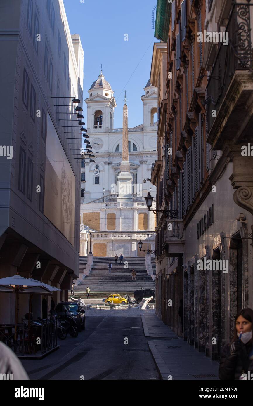 Some scenes during the filming of Mission Impossible 7 in Piazza di ...