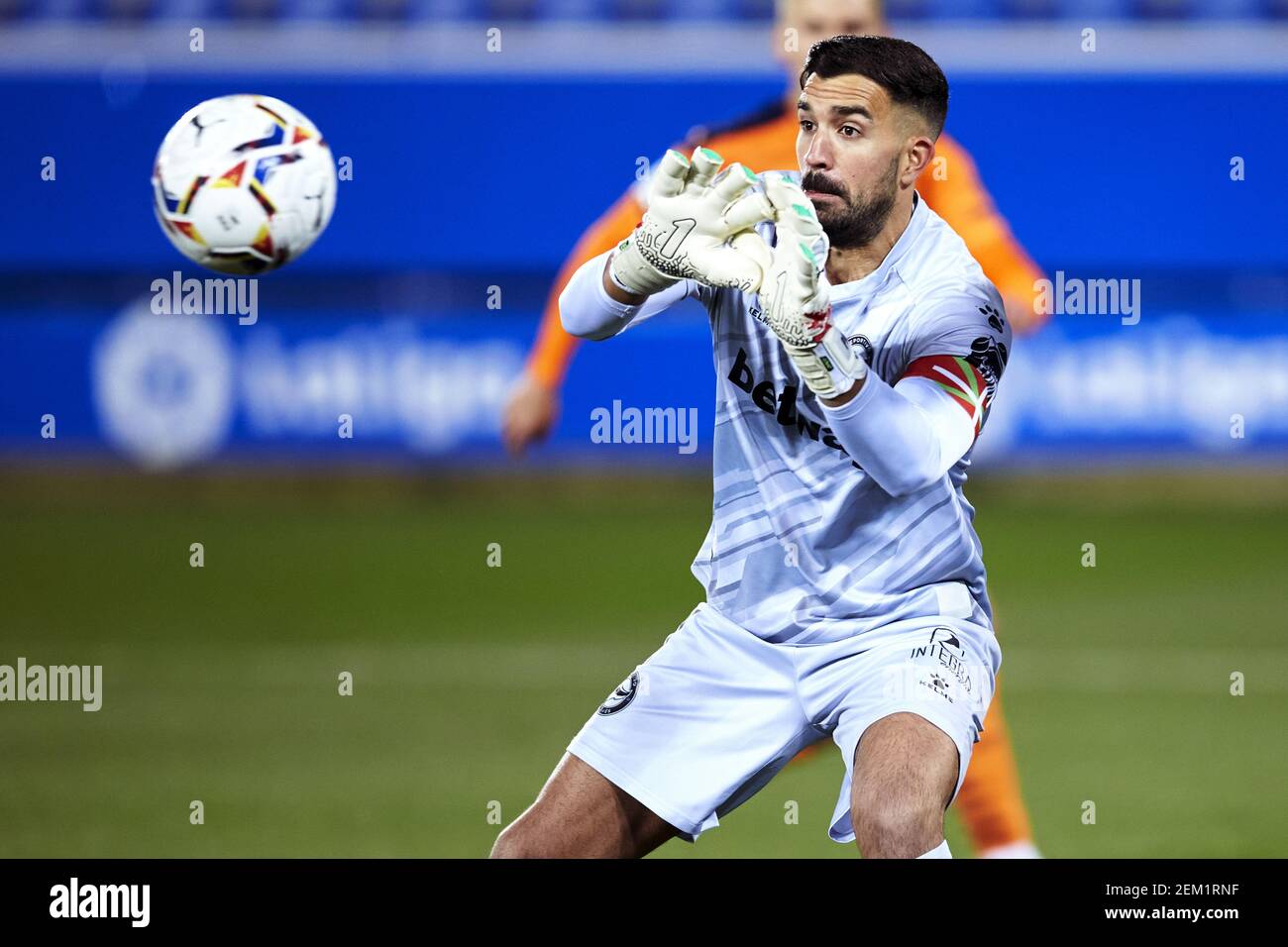 Fernando Pacheco of Deportivo Alaves during the La Liga match between ...