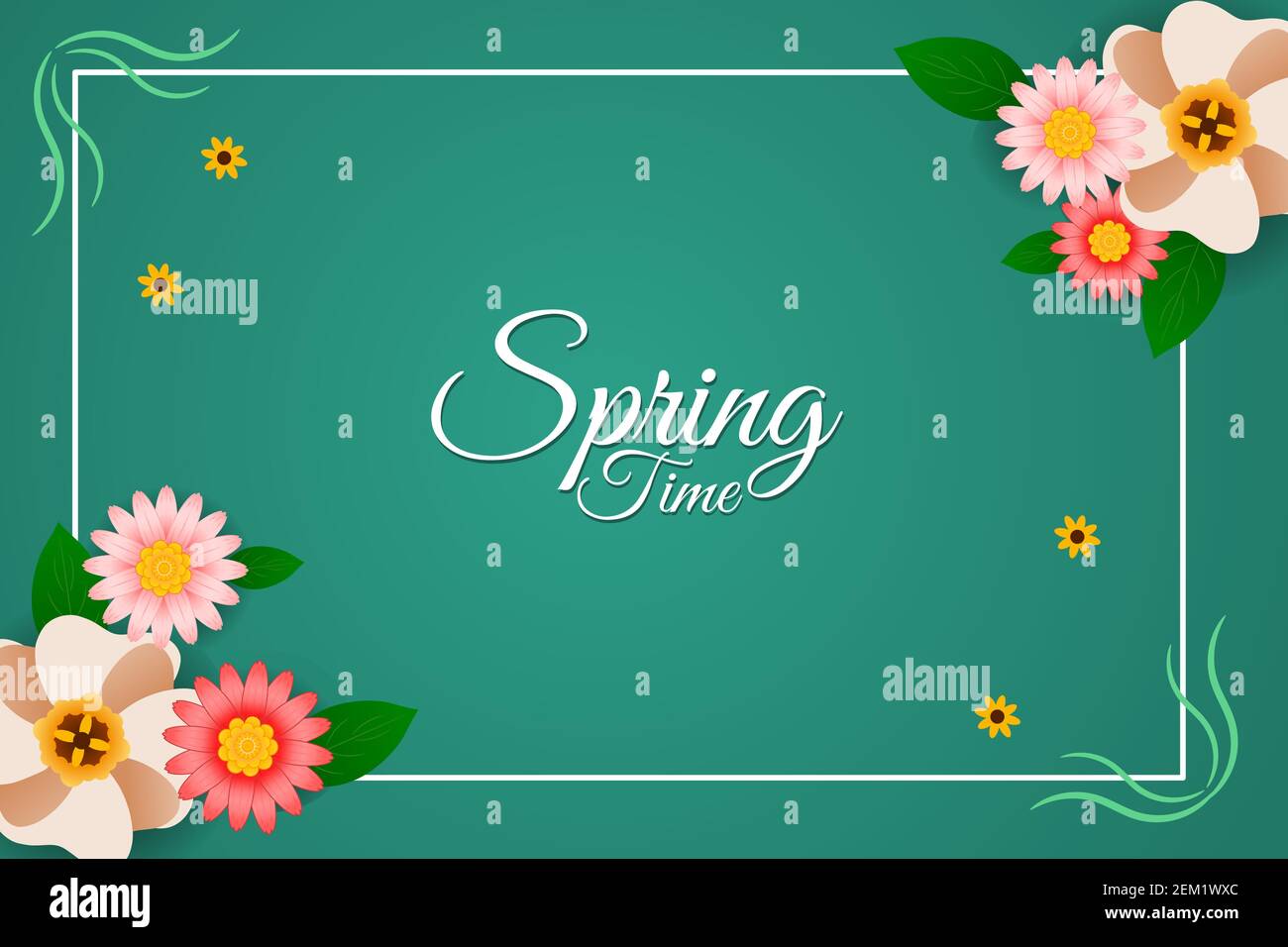 spring season illustration vector Stock Vector Image & Art - Alamy