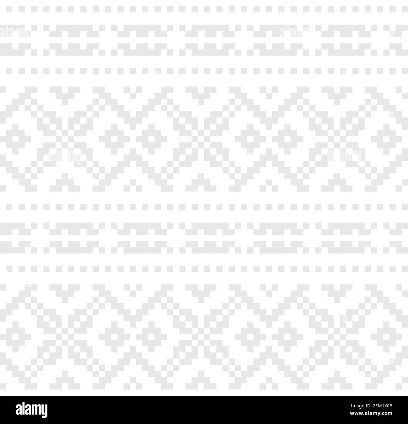 Black and White Christmas fair isle pattern background for fashion ...