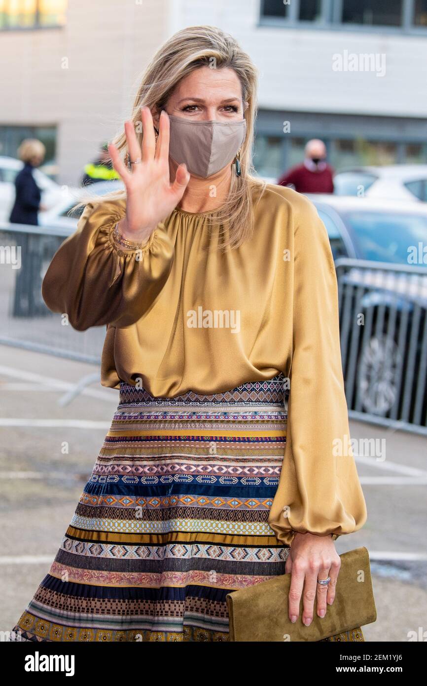 Queen Maxima during the presentation of the Prince Bernhard ...