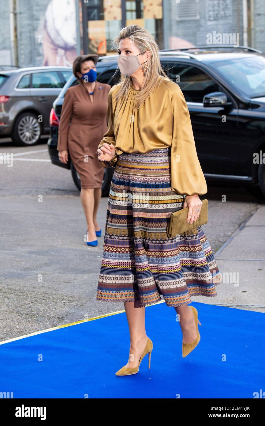 Queen Maxima during the presentation of the Prince Bernhard ...