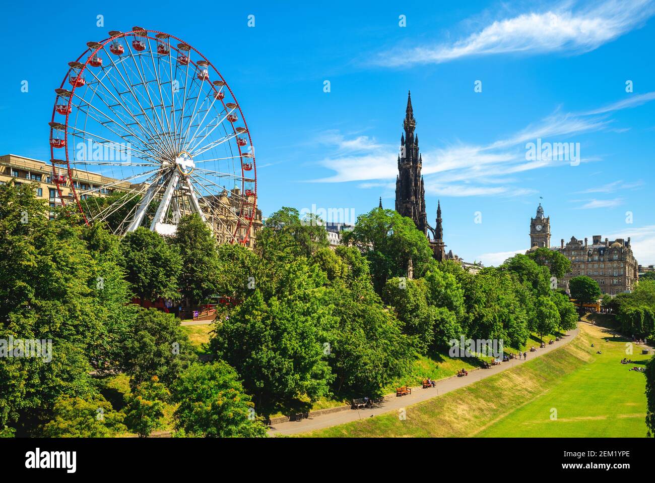 skyline of edinburgh, capital of scotland, uk Stock Photo - Alamy