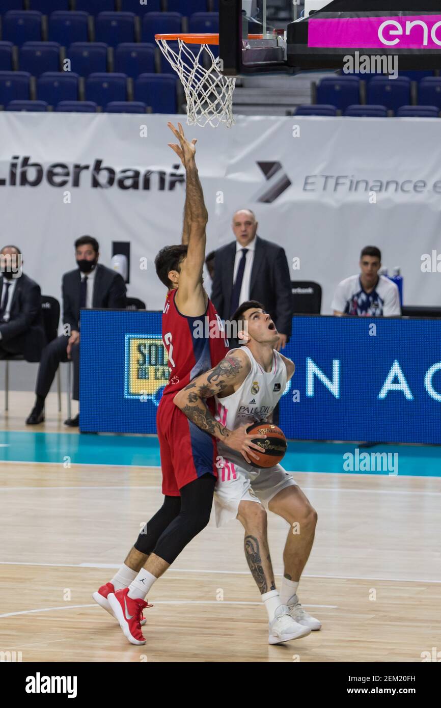 Gabriel Deck during Real Madrid victory over BAXI Manresa (100 - 78) in ...