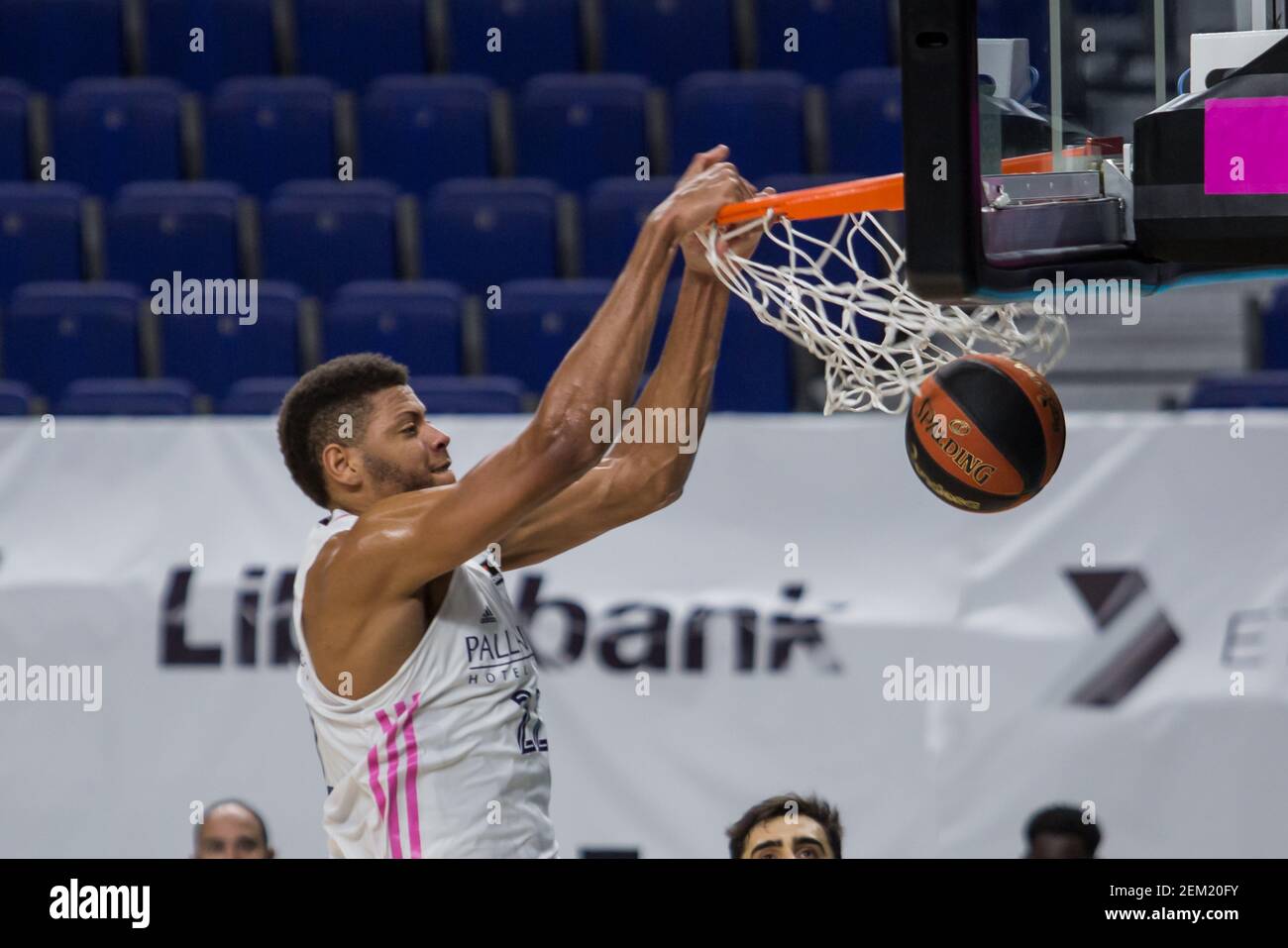 Edy Tavares during Real Madrid victory over BAXI Manresa (100 - 78) in ...