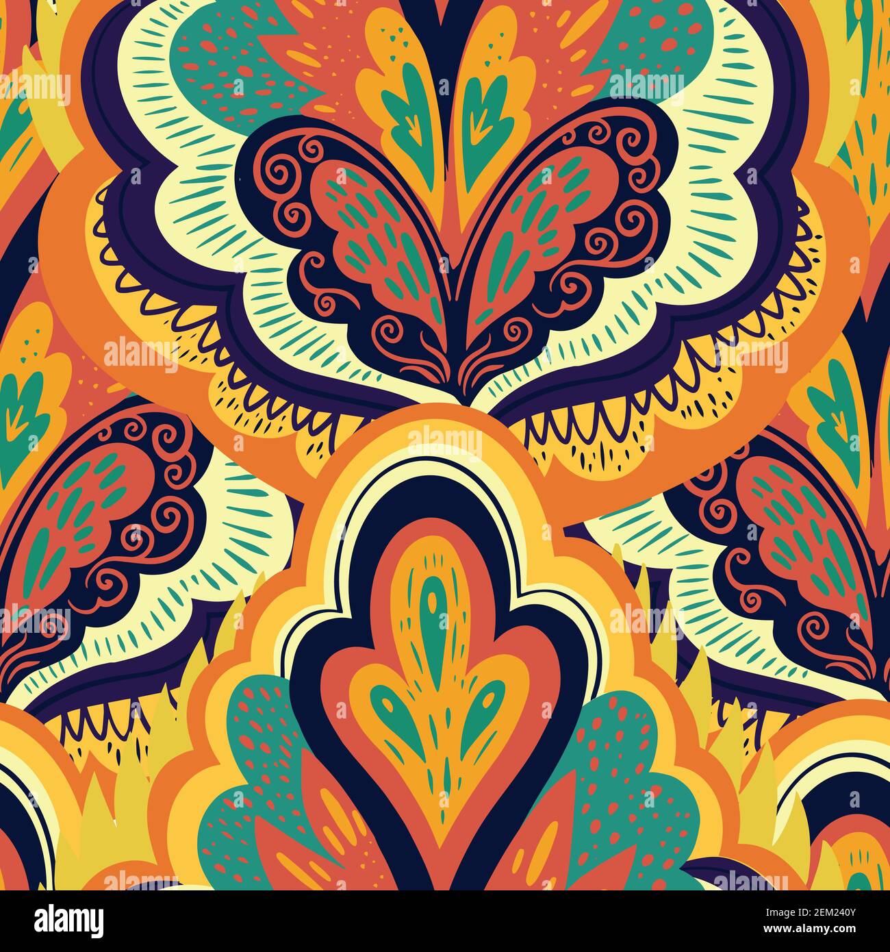 Yoga psychedelic Stock Vector Images - Alamy