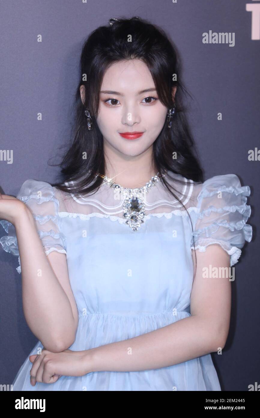Chinese actress and singer Yang Chaoyue stands for luxury brand Miumiu in Shanghai, China, 25 ...