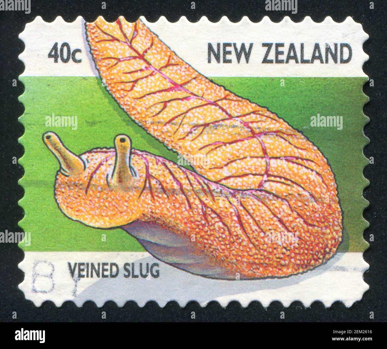NEW ZEALAND - CIRCA 1997: stamp printed by New Zealand, shows Creepy ...