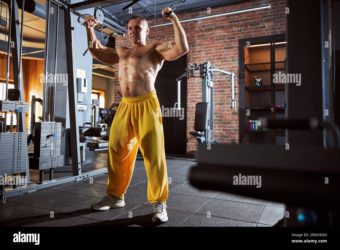 Male body builder hi-res stock photography and images - Alamy