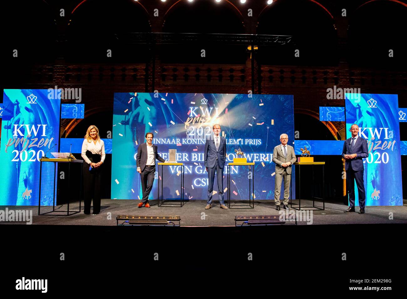 Queen Maxima at the presentation of the King Willem I prize at the ...