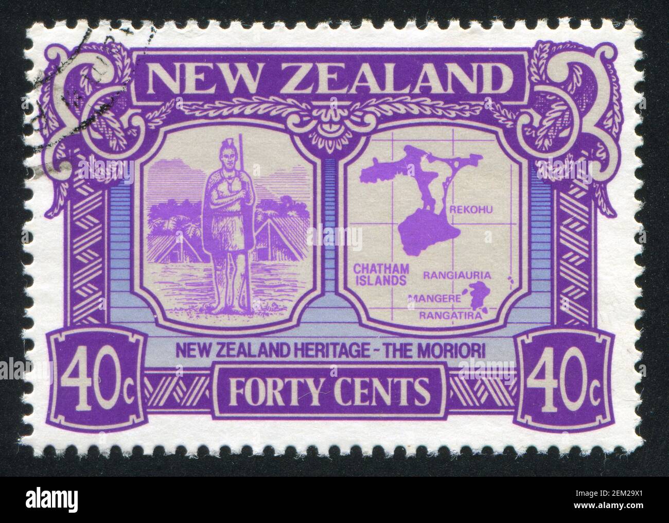 NEW ZEALAND - CIRCA 1989: stamp printed by New Zealand, shows New ...