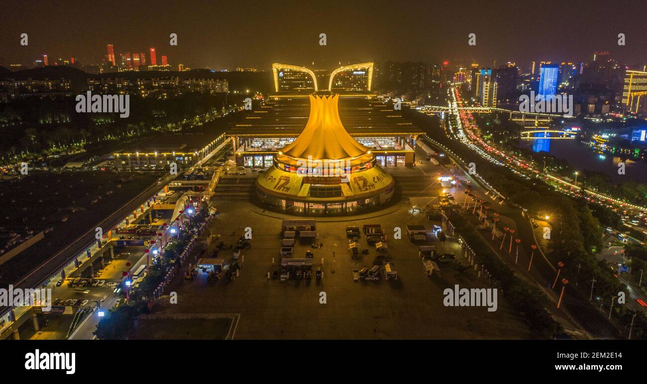 NANNING, CHINA - NOVEMBER 25, 2020 - Aerial photo of Nanning ...