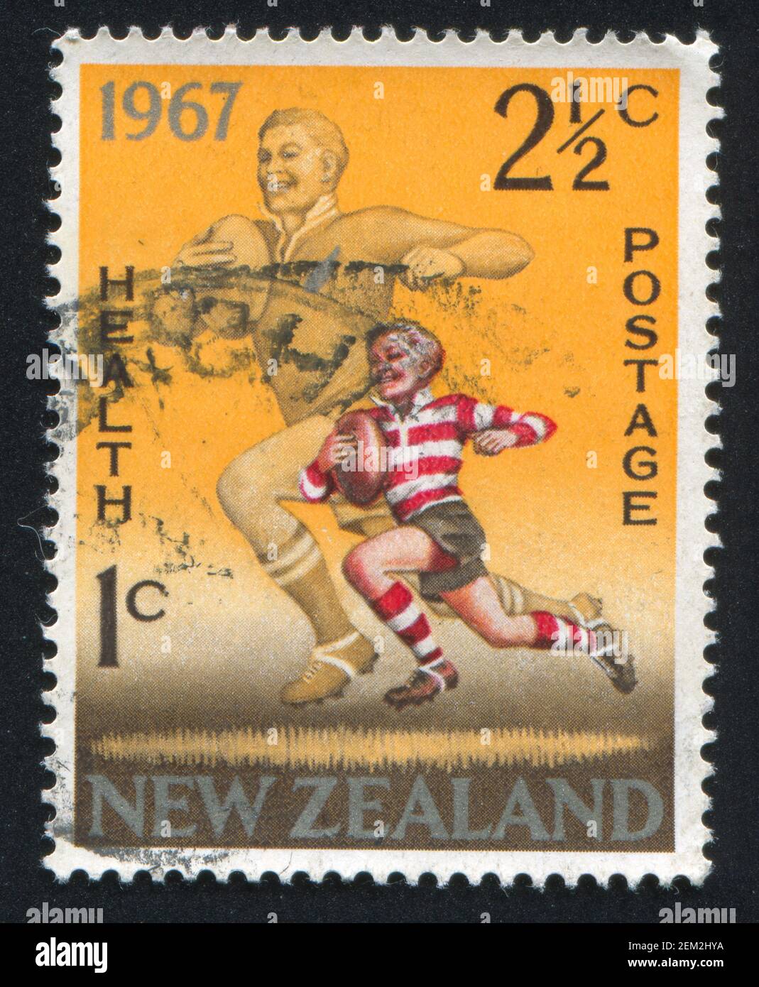 NEW ZEALAND - CIRCA 1967: stamp printed by New Zealand, shows National ...