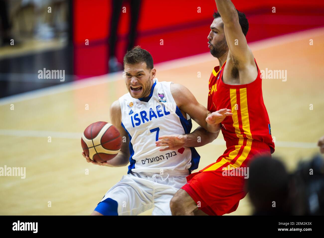 Gal Mekel of Israel in action during the FIBA EuroBasket 2022 ...